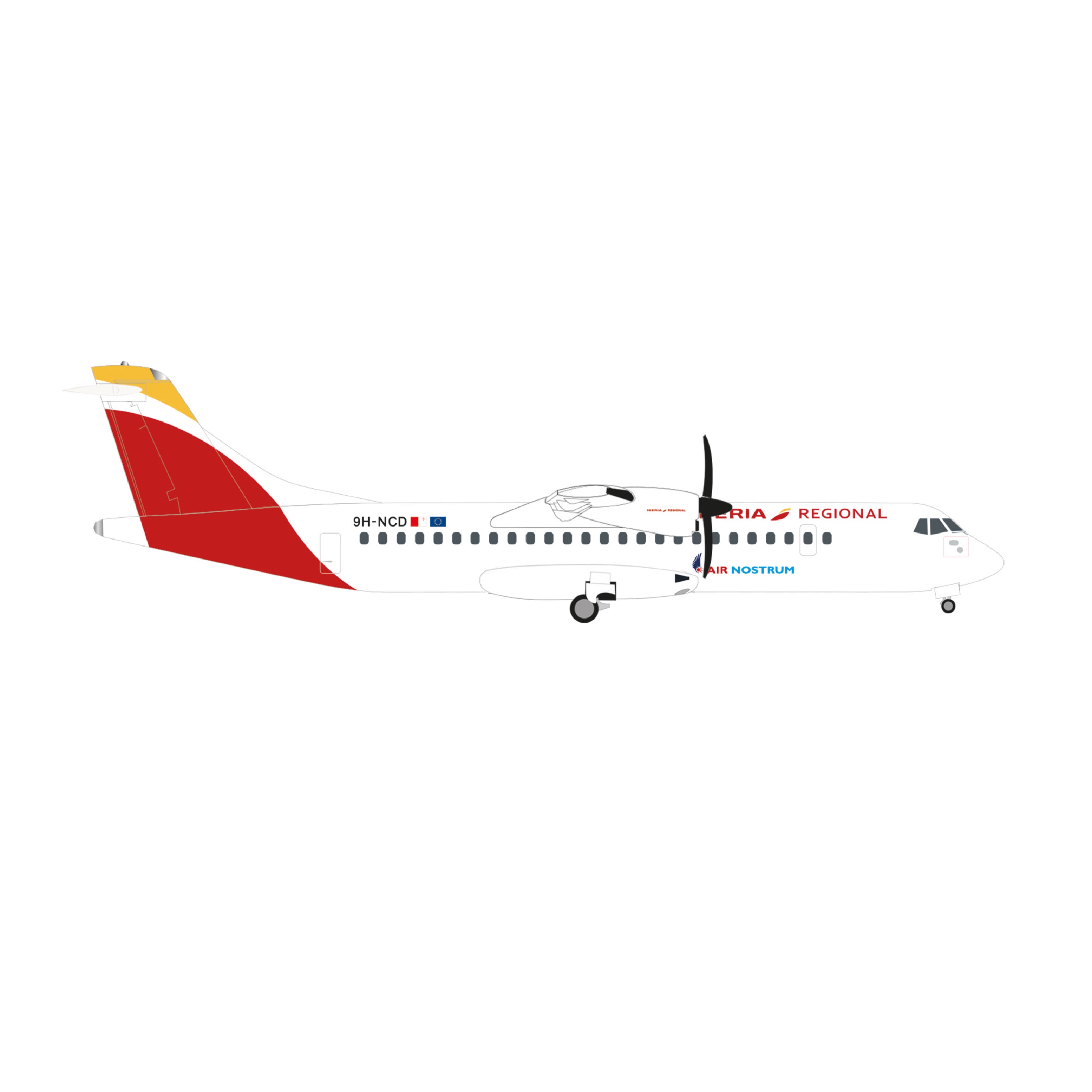 Iberia Regional ATR-72-600 (new colors) – Lysek Modellbau