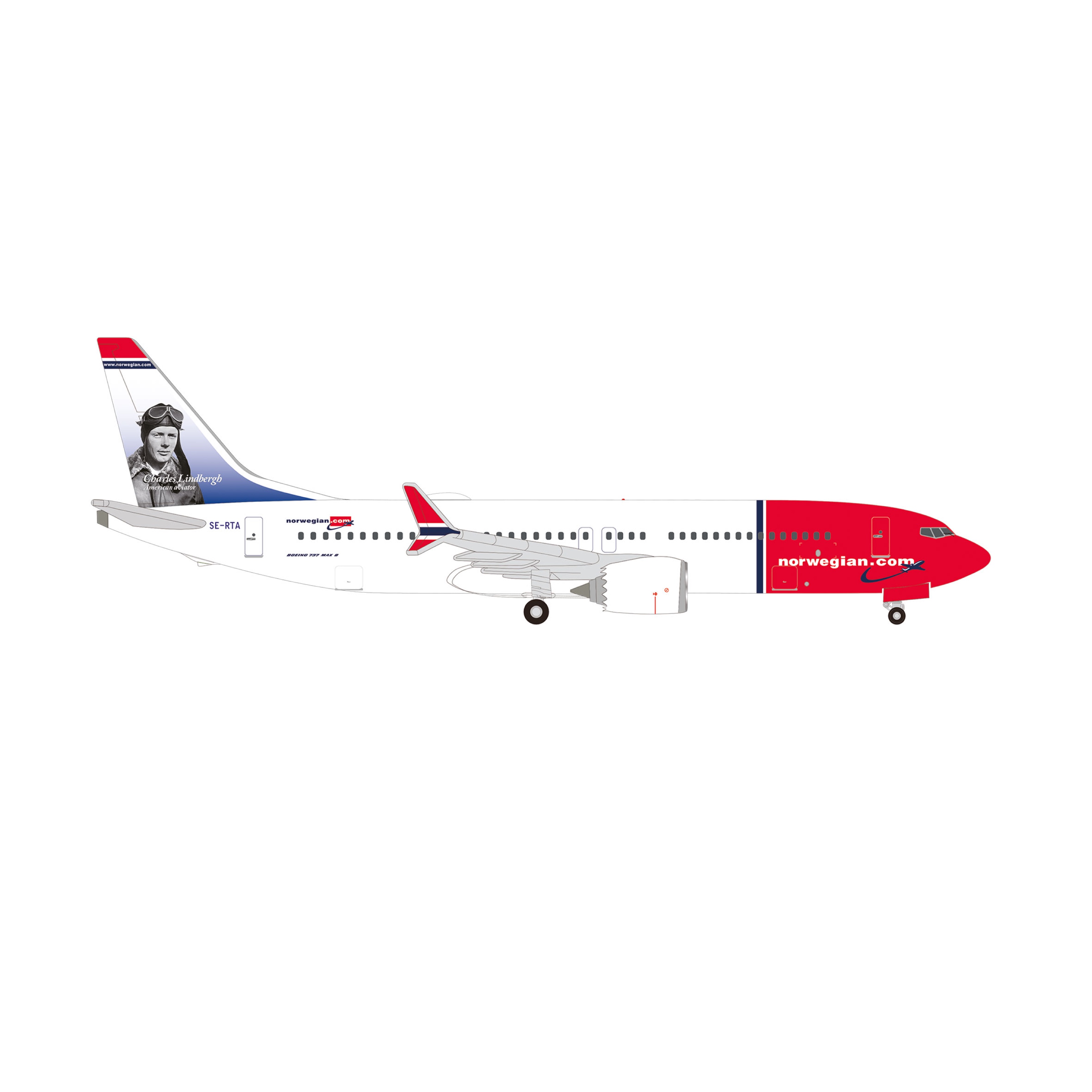 Norwegian Air Shuttle Boeing 737 Max 8 – Lysek Modellbau