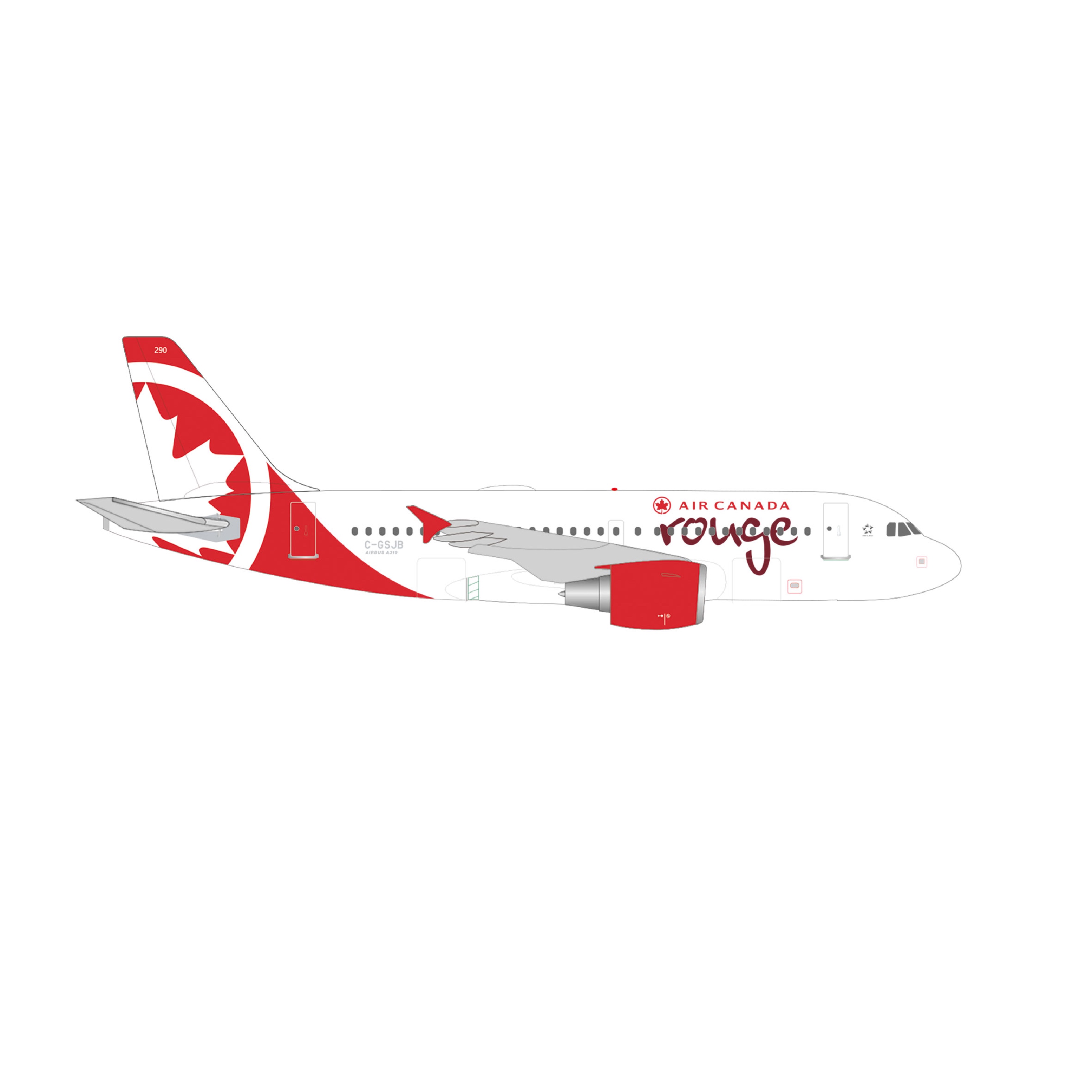 Air Canada Rouge Airbus A319 – Lysek Modellbau