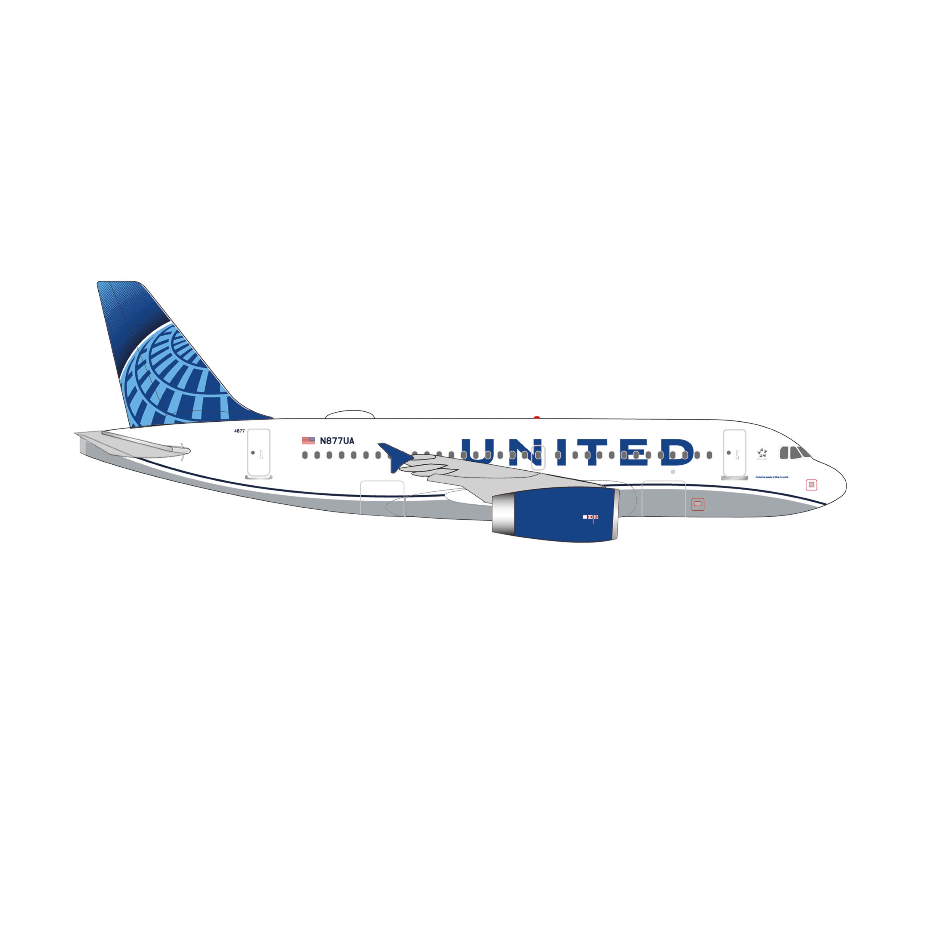 United Airlines Airbus A319 – Lysek Modellbau