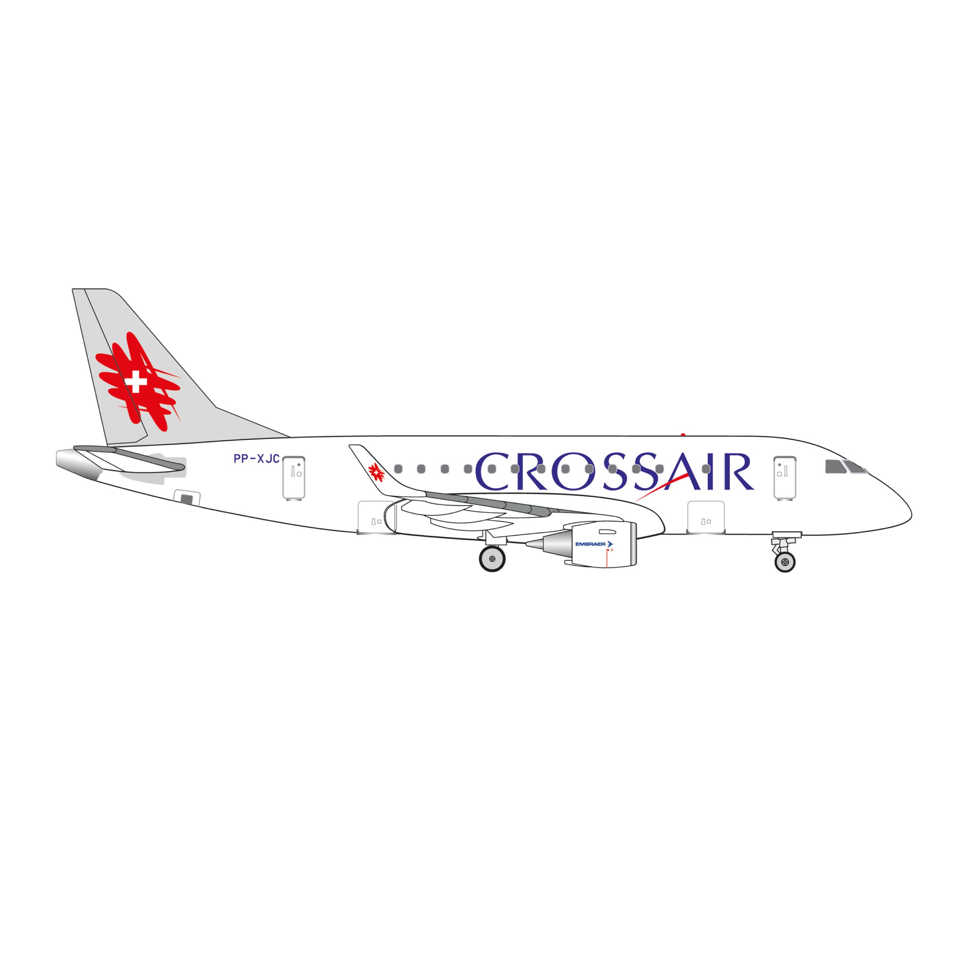 Crossair Embraer E170 – Lysek Modellbau